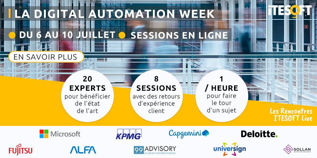 Les rencontres ITESOFT Live - Profil Public